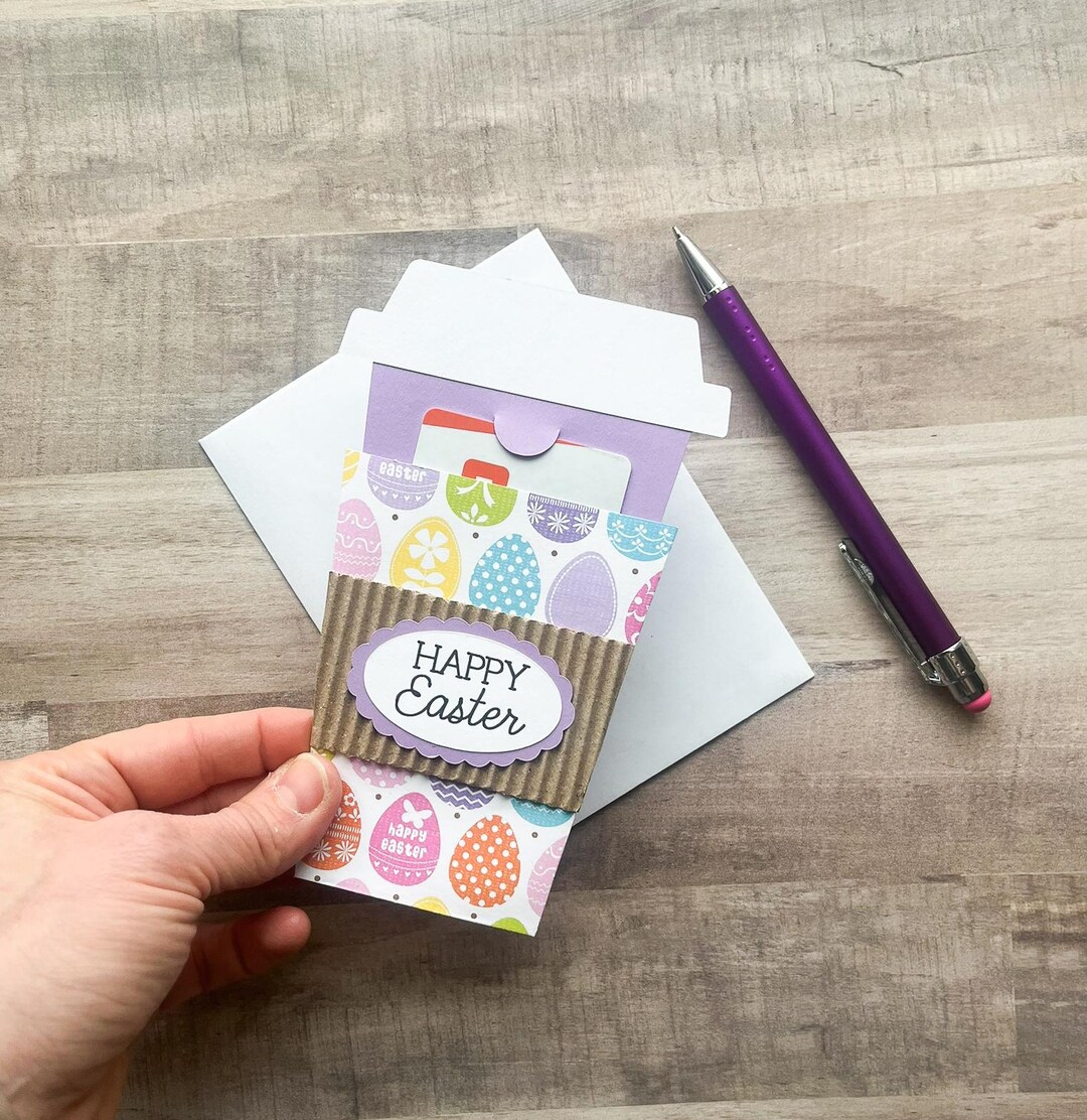Easter Gift Card Holder, Coffee Cup Gift Card Holder, Gift for Easter ...