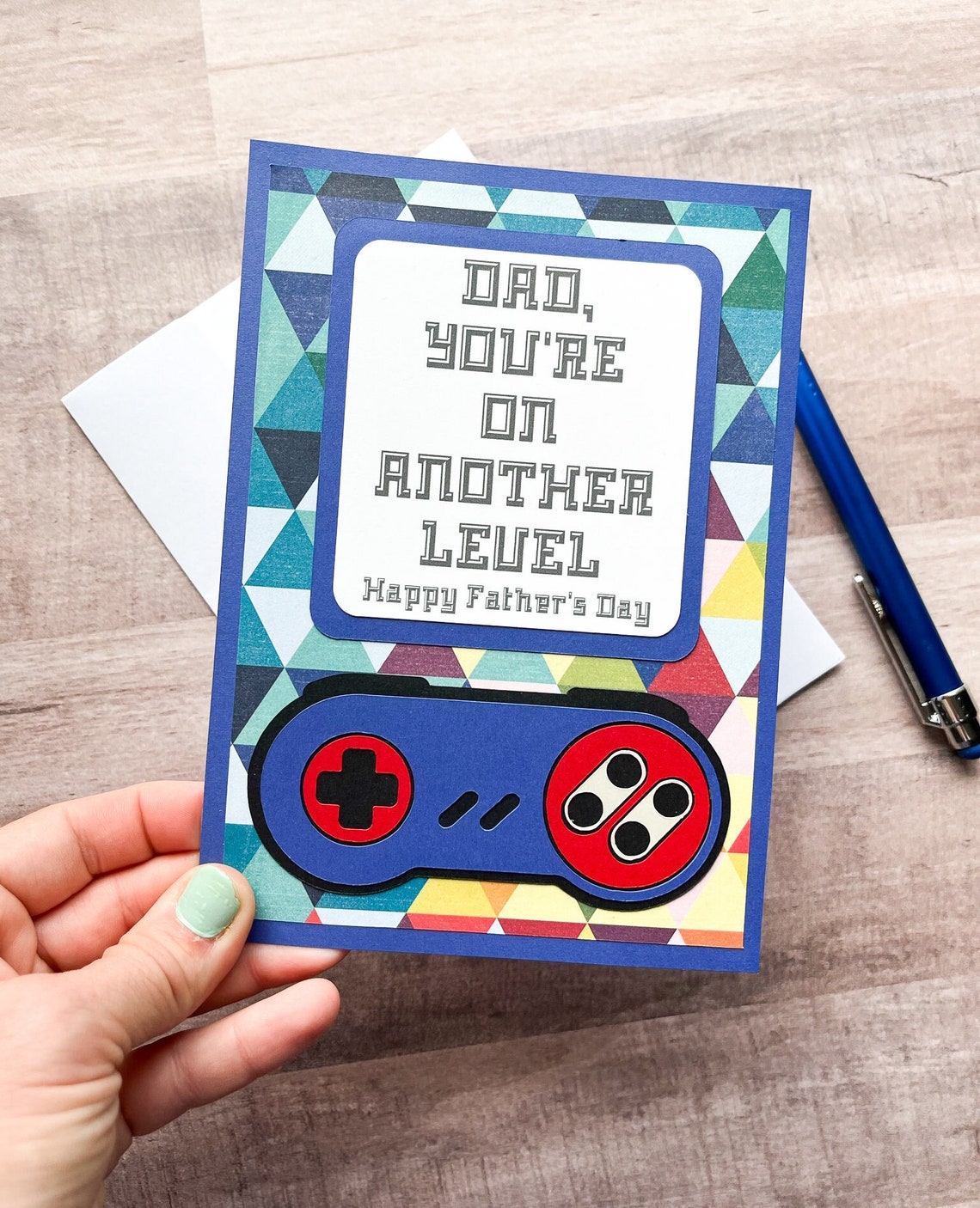 Video Game Card For Fathers Day Gaming Card Card For Etsy