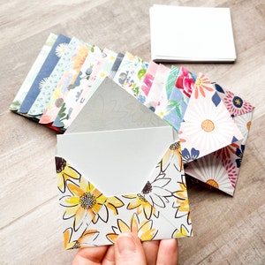 Mini Envelopes, Tiny Envelopes With Blank Cards, Small Notecards for ...
