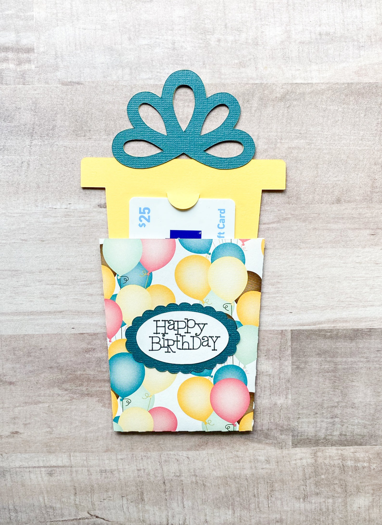 Gift Card Holder Birthday Happy Birthday Gift Card Holder | Etsy