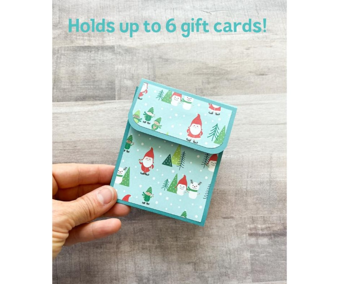 Gift Card Wallet, Multiple Gift Cards Holder, Christmas Gift Card ...