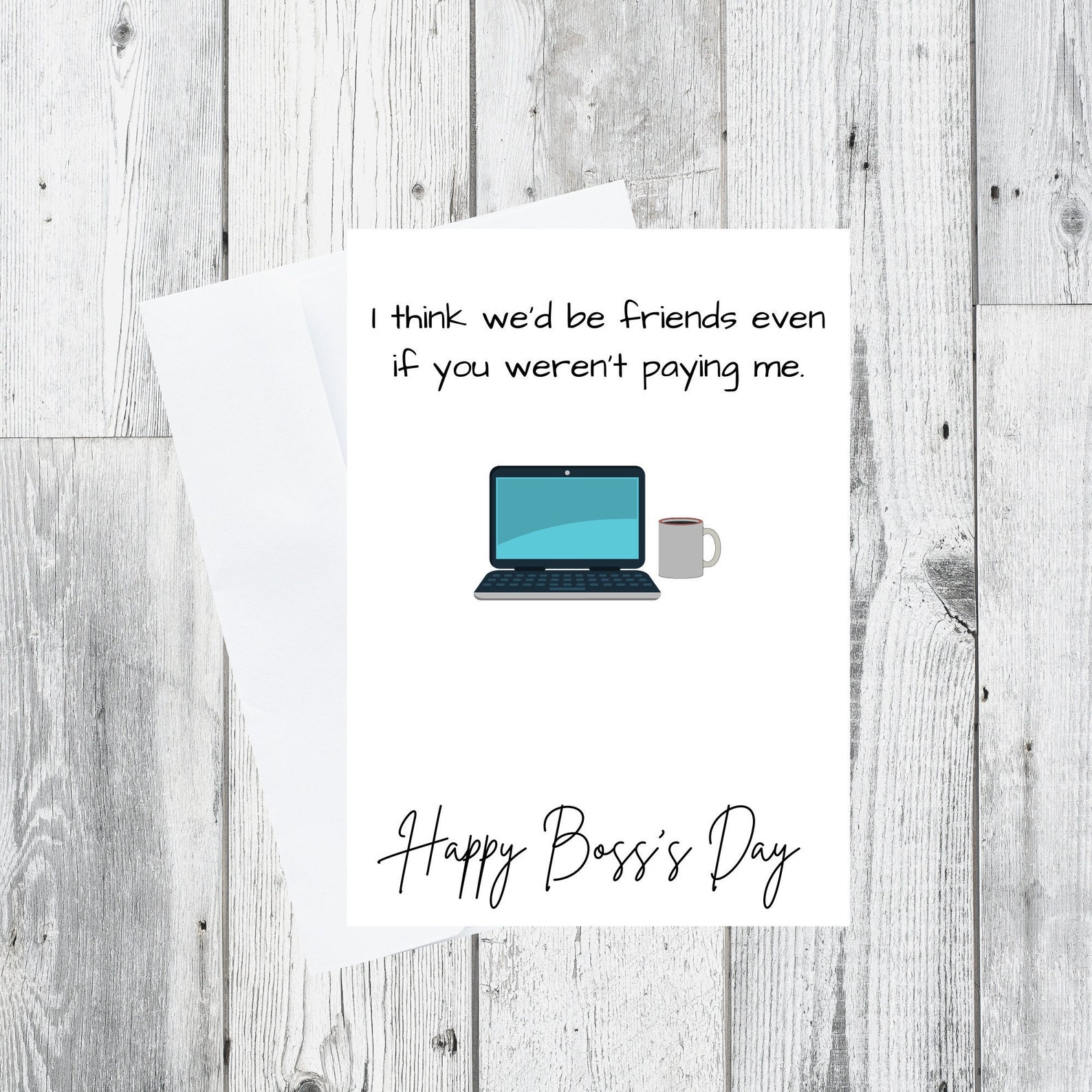 PRINTABLE Card for Boss's Day Funny Boss's Day Card - Etsy