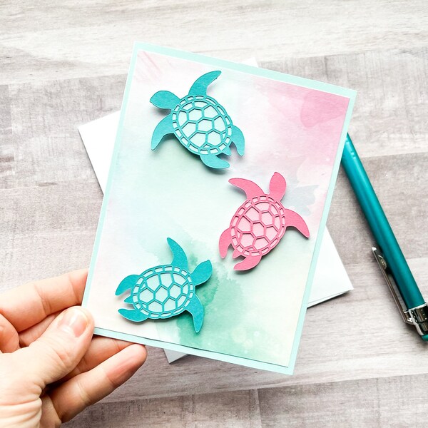 Turtle Greeting Card - Etsy