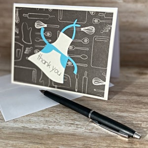 Set of Thank You Cards Business Thank You Cards Chef | Etsy