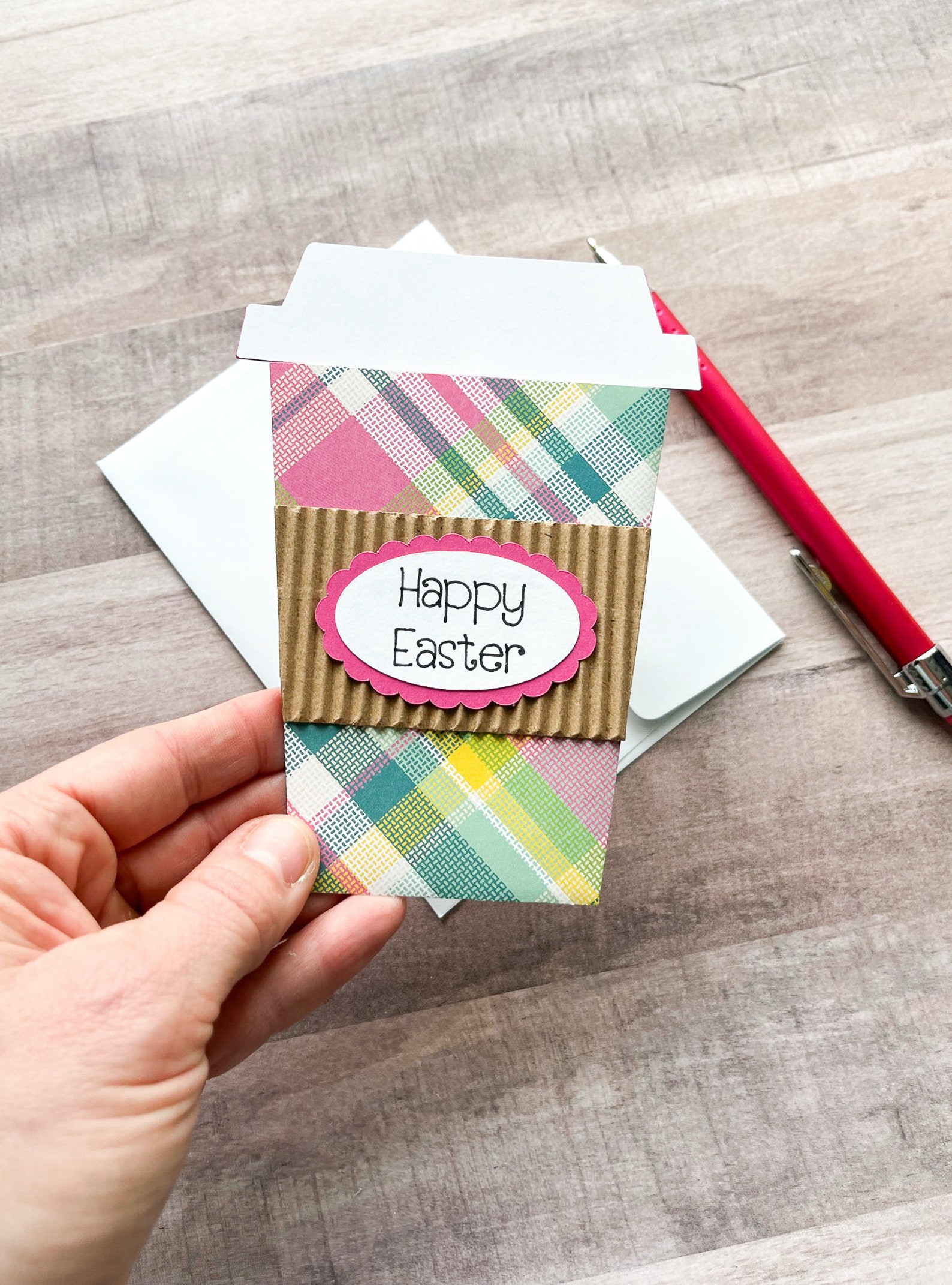 Coffee Cup Gift Card Holder Happy Easter Gift Card Holder - Etsy