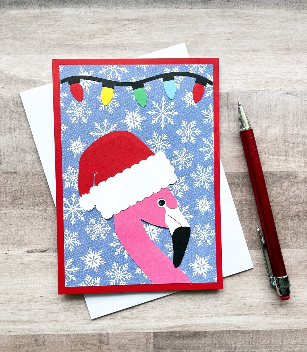 Flamingo Holiday Card, Christmas Card With Flamingo, Flabulous ...