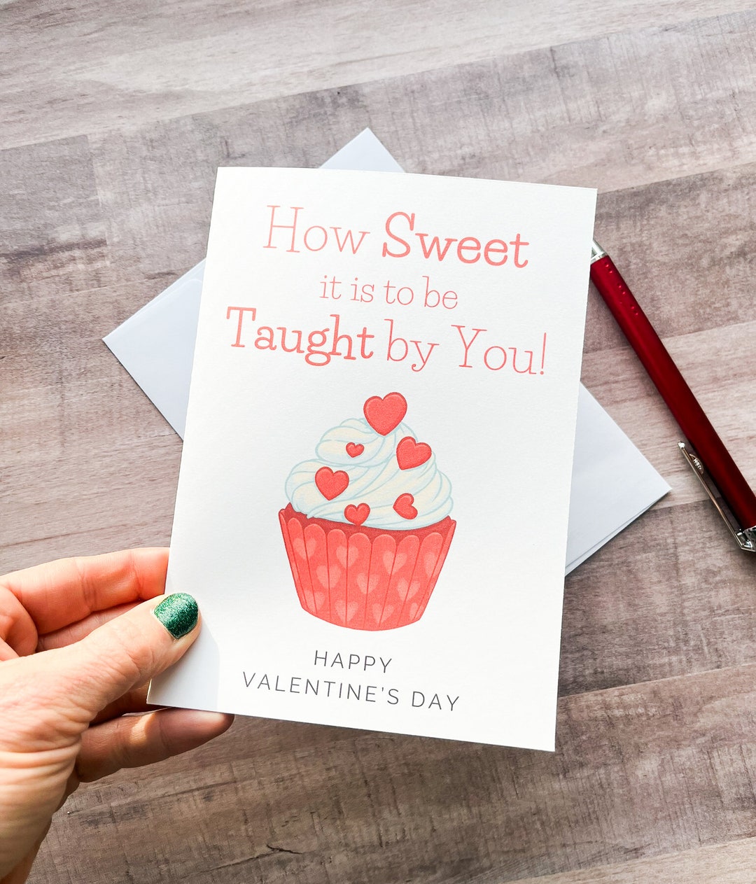 Valentine's Day Card for Teacher, Valentine for Paraprofessional, How ...