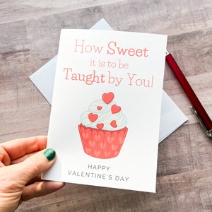Valentine's Day Card for Teacher, Valentine for Paraprofessional, How ...