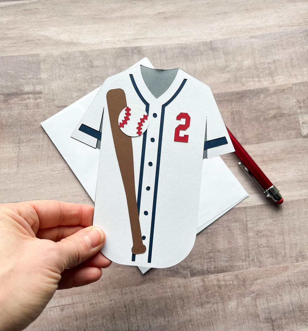 Baseball Gift Card Holder, Jersey Gift Card Holder, Team Spirit Gift ...