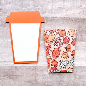 Coffee Cup Gift Card Holder, Halloween Teacher Gift, Fall Gift Card ...