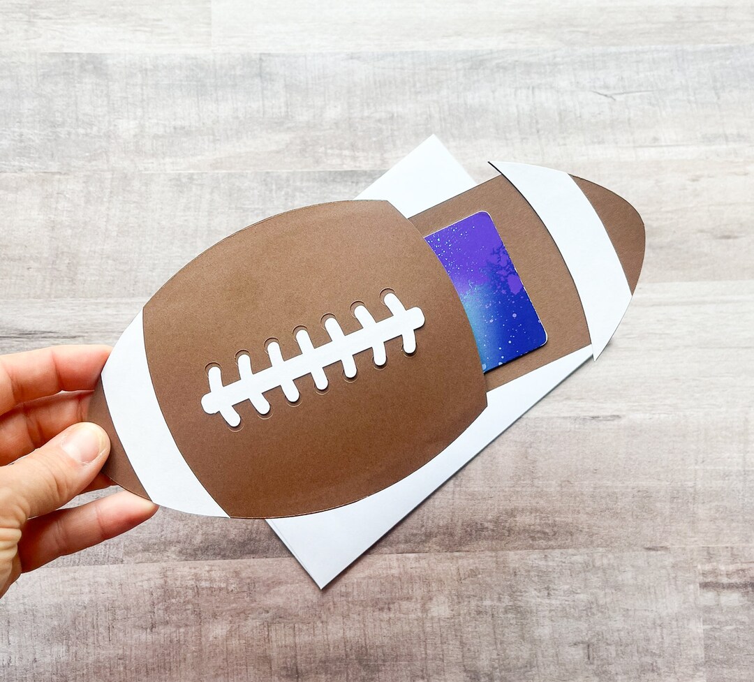 Football Gift Card Holder for Dad, Sports Gift Card Holder, Gift for ...