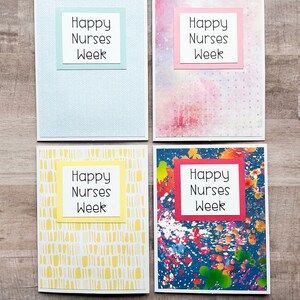 Happy Nurses Week Cards, Bulk Nurses Cards, Set of Healthcare Workers Cards, Gift for Nurses Day ...