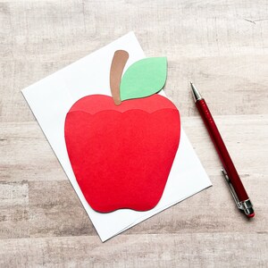 Apple Gift Card Holder, Teacher Gift Card Holder, Gift for Teacher ...