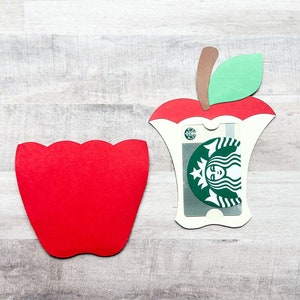 Apple Gift Card Holder, Teacher Gift Card Holder, Gift for Teacher ...