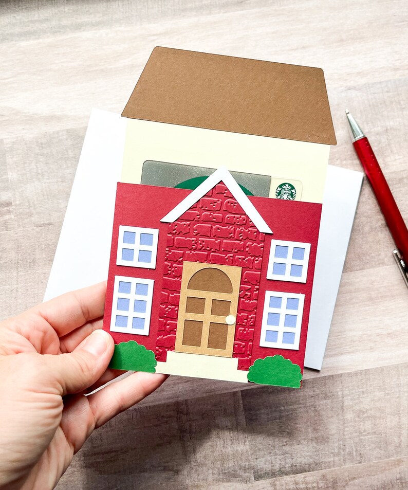 House Gift Card Holder New Home Gift Housewarming Gift Card - Etsy