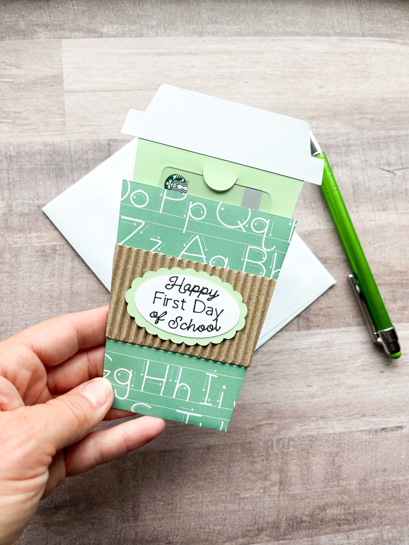 Teacher Gift Card Holder, Coffee Cup Gift Card Holder, Teacher ...