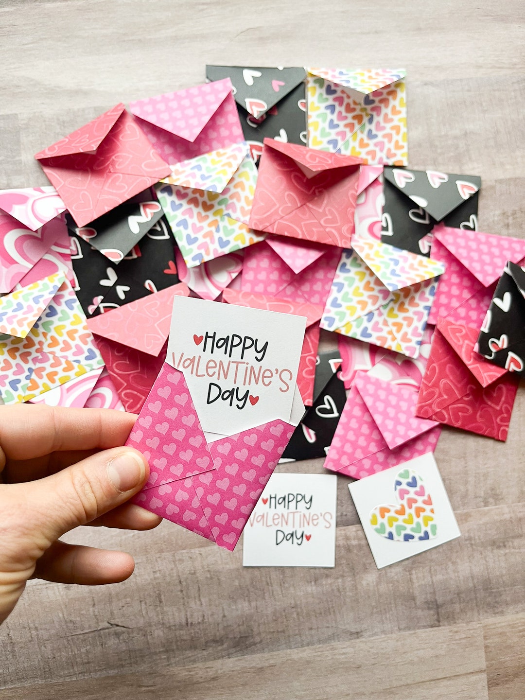 Tiny Valentine's Day Cards, Personalized Valentine's for Class, Mini ...