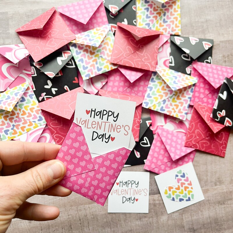 Mini Valentine Cards - Etsy