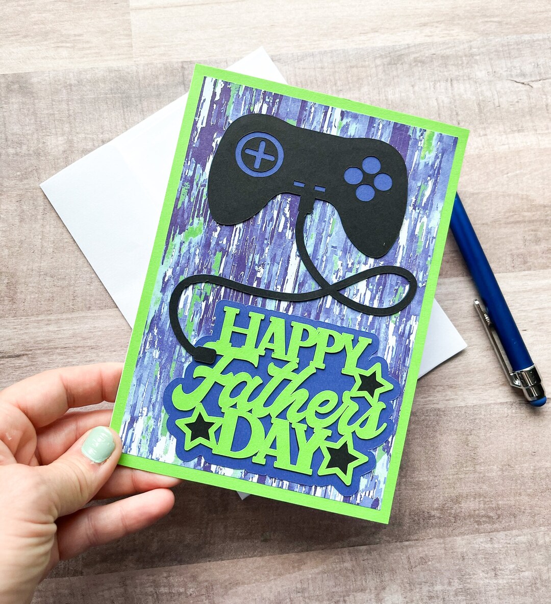 Father's Day Gaming Card, Card for Gaming Dad, Gamer Gift for Father's ...