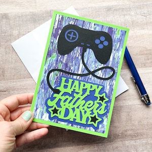 Father's Day Gaming Card, Card for Gaming Dad, Gamer Gift for Father's ...
