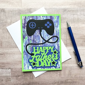 Father's Day Gaming Card, Card for Gaming Dad, Gamer Gift for Father's ...