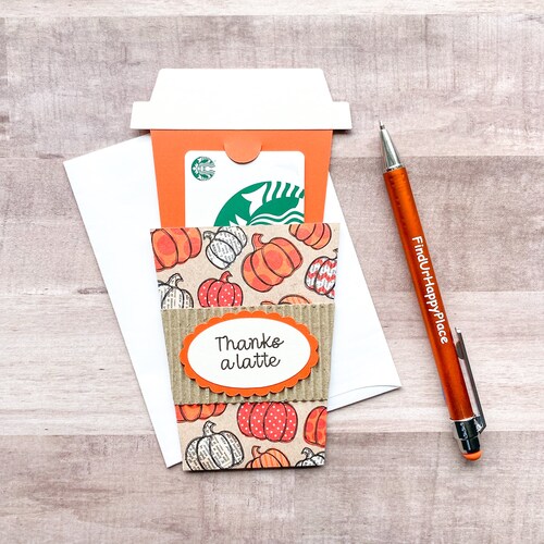 PRINTABLE Teacher Thanksgiving Coffee Gift Card Holder - Etsy