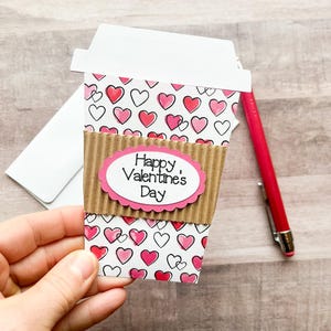 Happy Valentine's Day Gift Card Holder, Coffee Cup Gift Card Holder ...