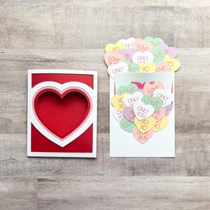 Conversation Hearts Gift Card Holder, Valentine's Day Gift Card Holder ...