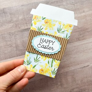 Easter Gift Card Holder, Coffee Cup Gift Card Holder, Gift for Easter ...