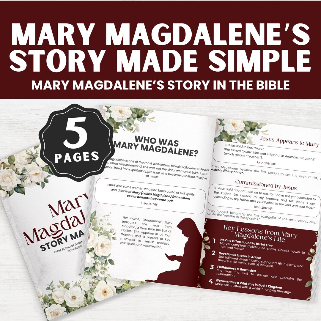 Women of the Bible: Mary Magdalene Made Simple Bible Study Guide, Old ...