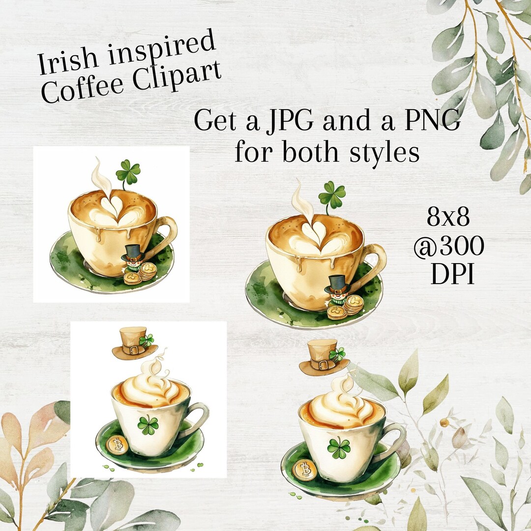 St. Patricks Day Clipart Irish Cream Irish Coffee Clipart St Patrick's ...