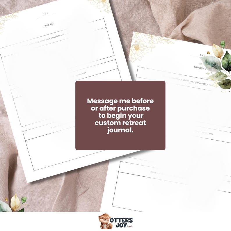 Custom Faith-based Retreat Journal Design | Christian Women’s Retreat ...