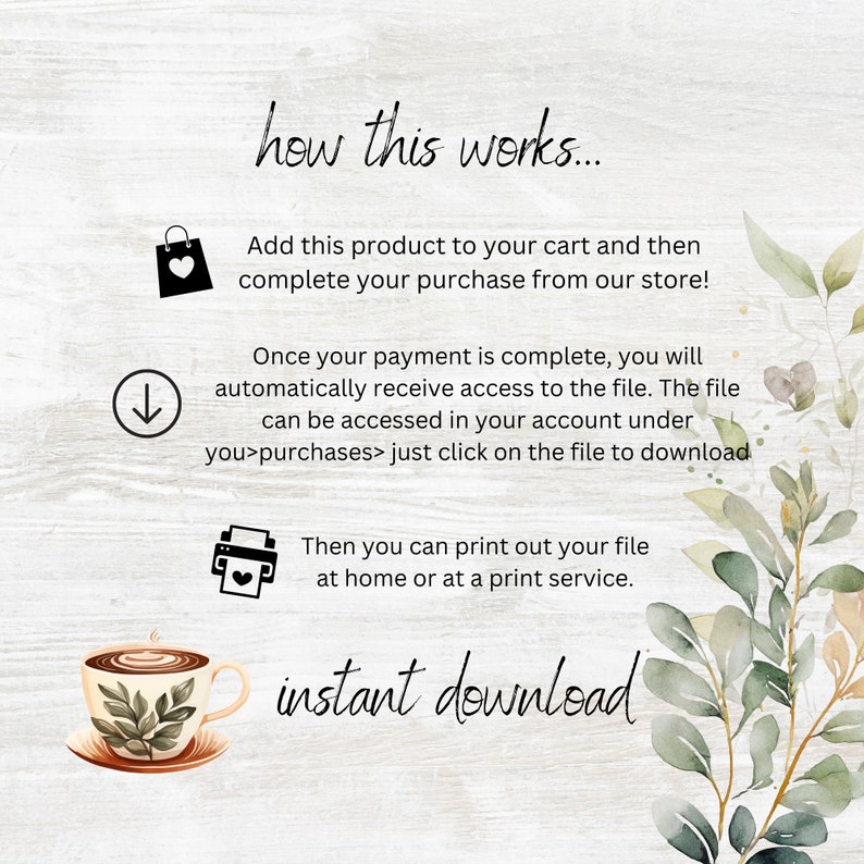 3 Floral Sympathy Cards, Printable Condolence Card, Digital Bereavement ...