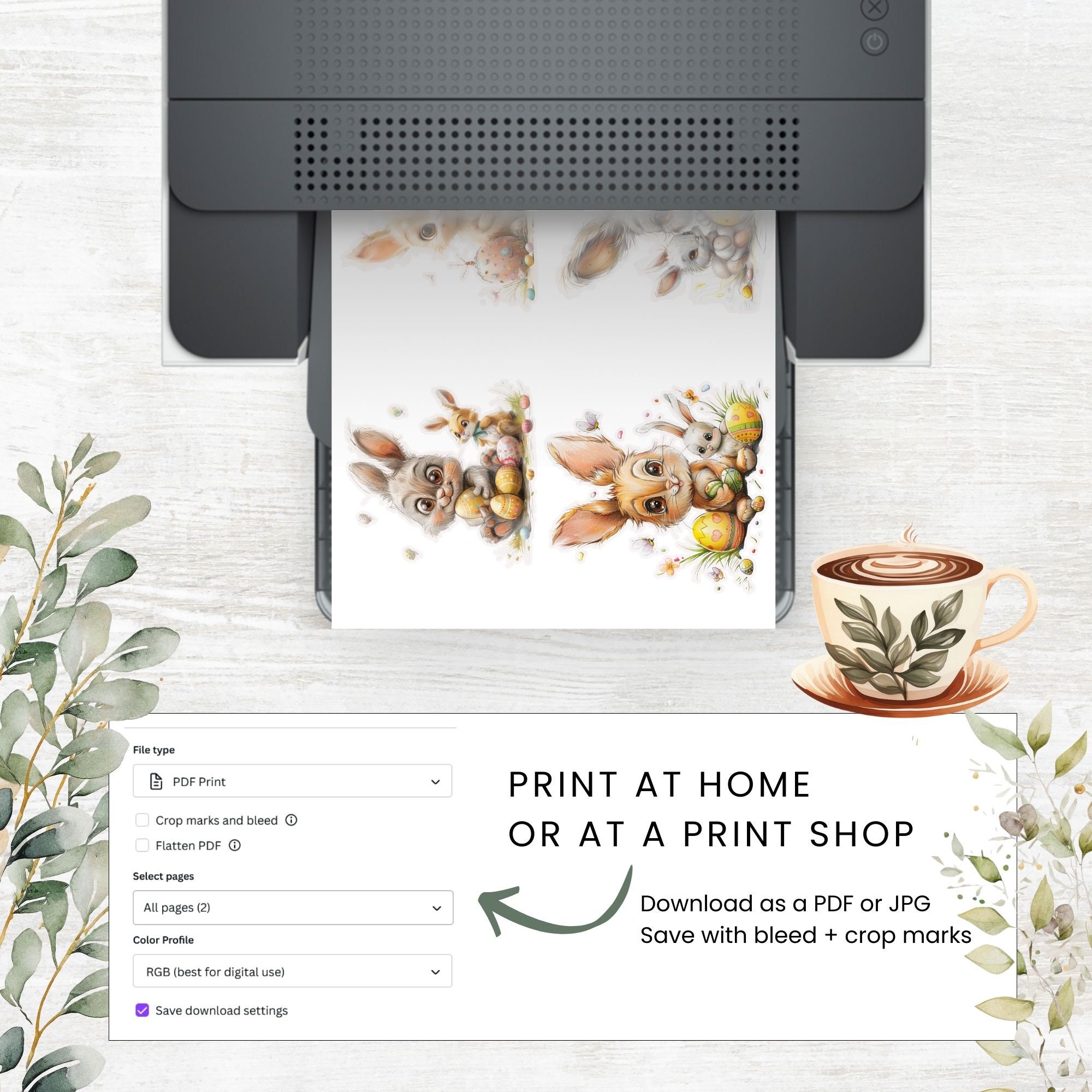 Easter Digital Stickers Easter Clipart Sticker Printable Stickers ...