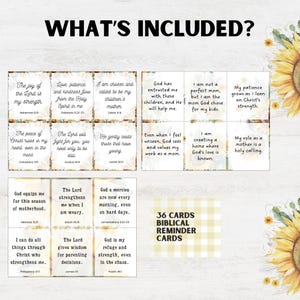 36 Biblical Reminder Cards, Whisper of Grace for Women, Faith-based ...