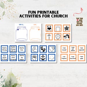 Kids Scripture Verse Jar: Christian Emotions Activity, Printable Bible ...