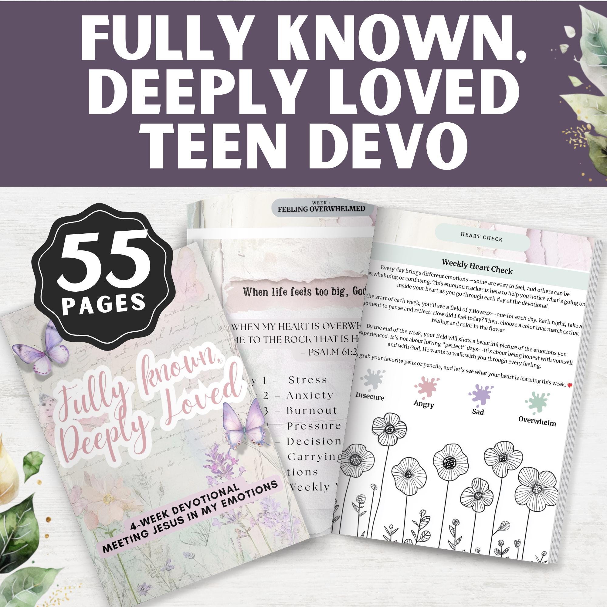 Study Bible for Teen Girls, Christian Teen Devotional, Printable ...
