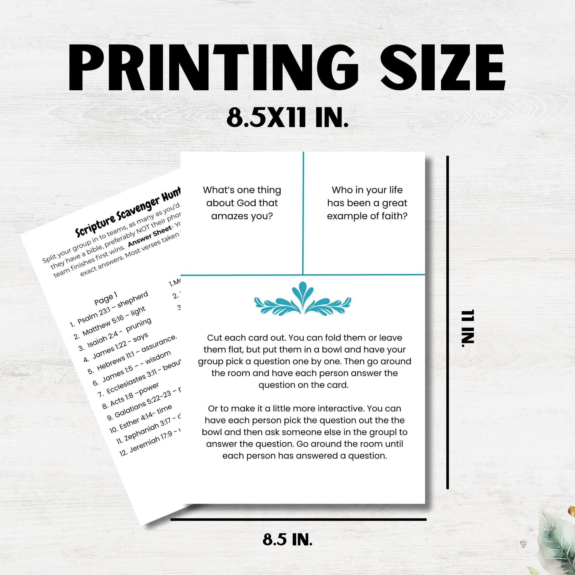 Christian Ice Breaker Games: Printable Church Activities (PDF Download ...