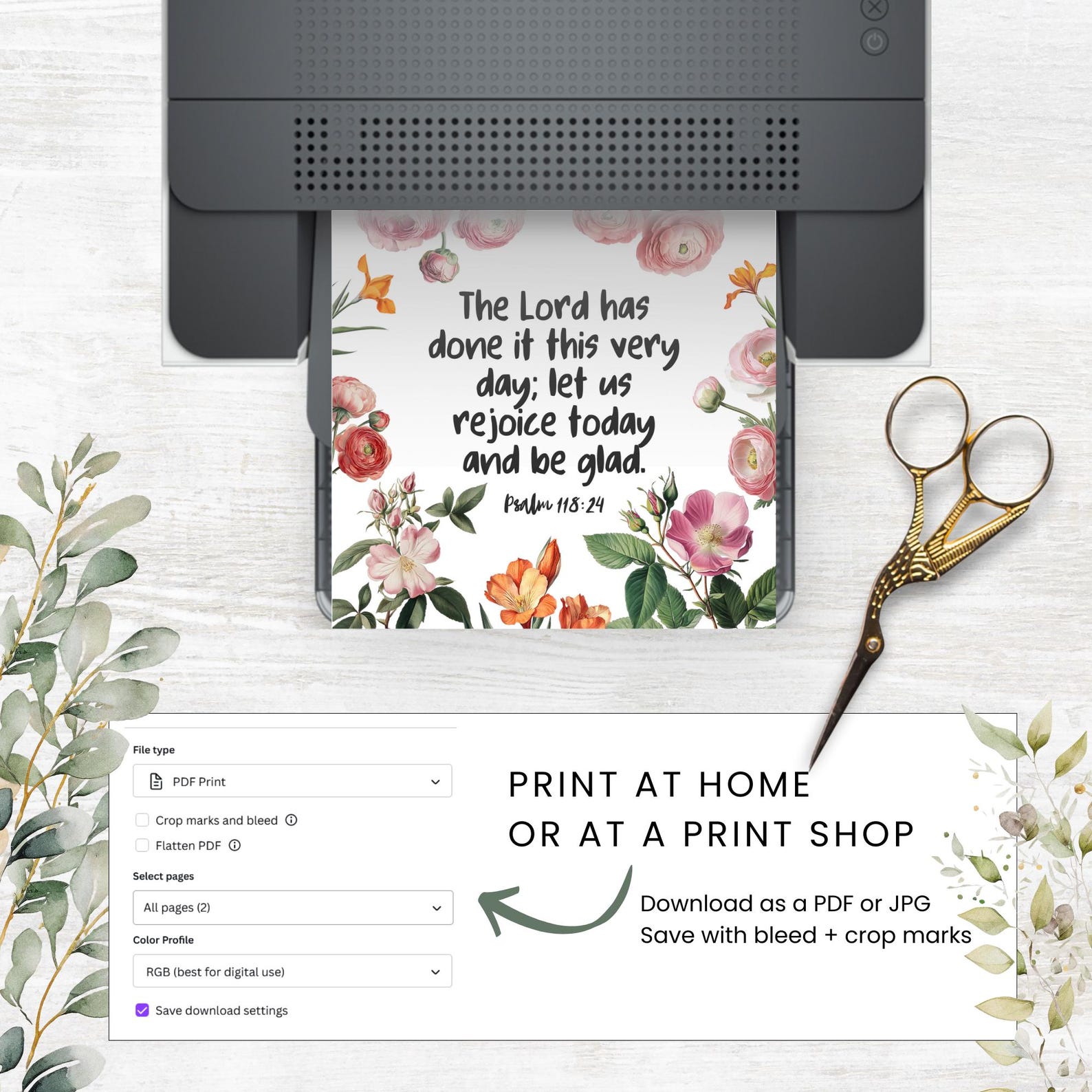 Printable Scripture Cards: NIV Psalm Verses, Christian Affirmations ...