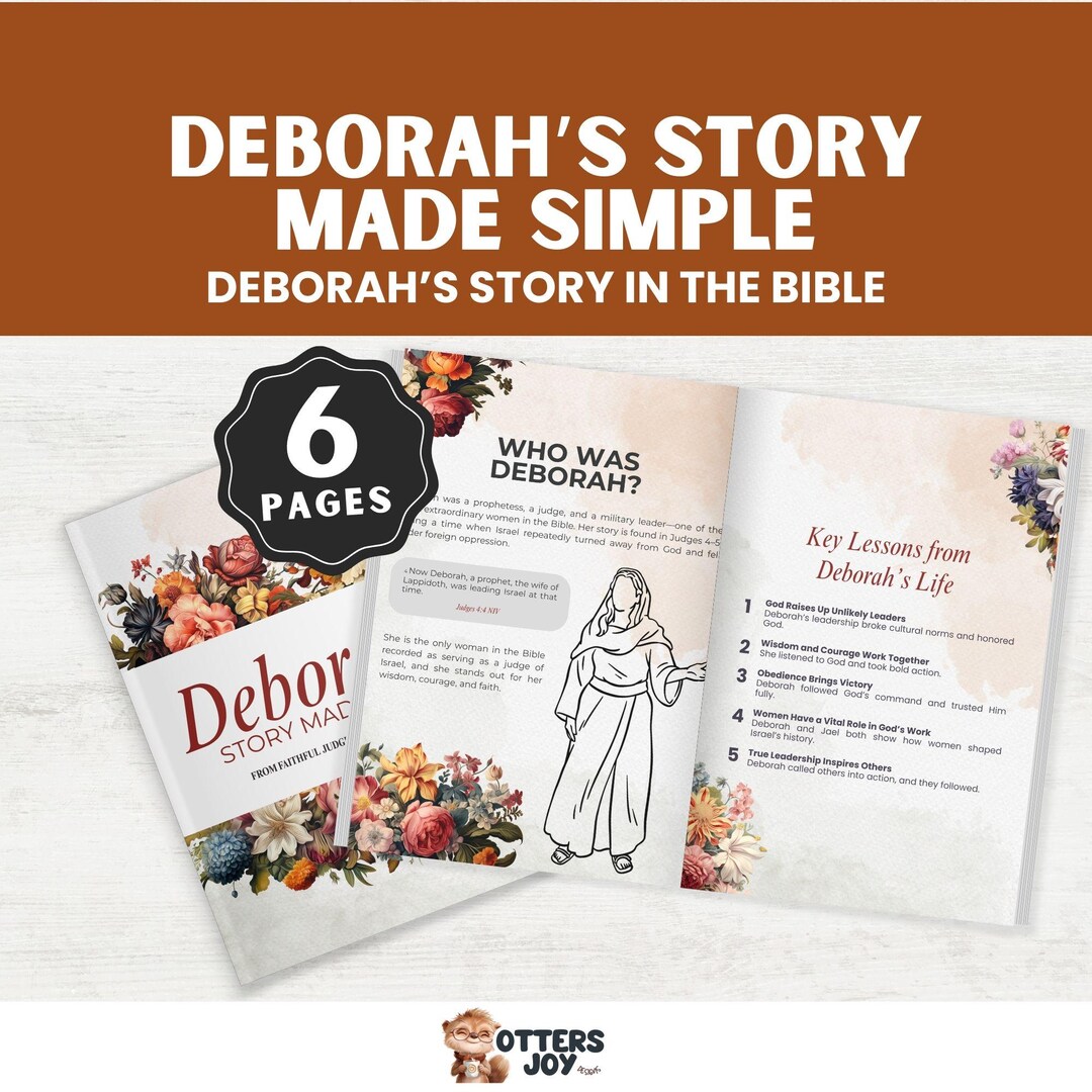 Deborah Bible Study Guide: Women of the Bible, Old Testament Summary ...