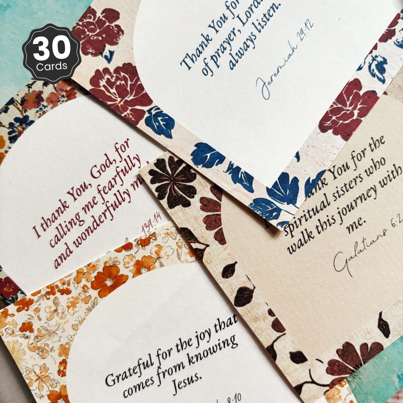 Pocket Prayer Cards: Scripture for Daily Inspiration (digital Download ...
