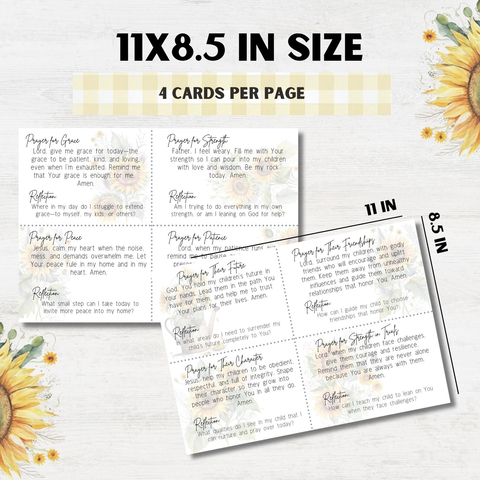 Pocket Prayer Cards Printable: Christian Scripture Cards Digital ...