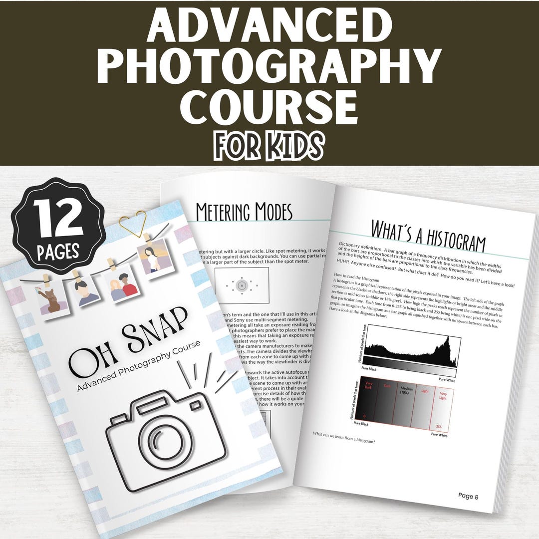 Advanced Photography Course for Kids, Creative Learning, Fun Skills ...