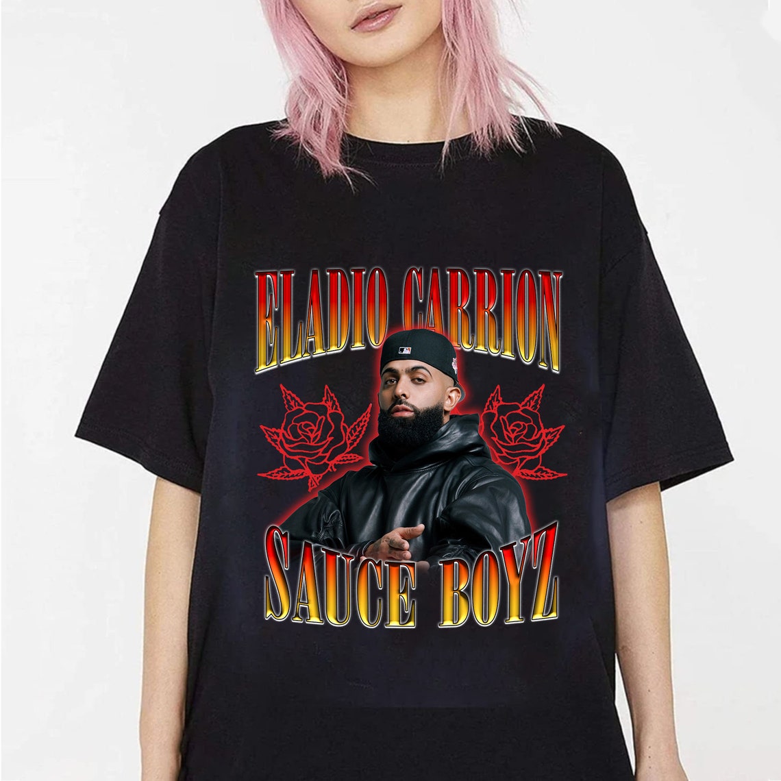 Retro Eladio Carrión Png, Eladio Carrión Fan Png, Vintage 90s Eladio ...