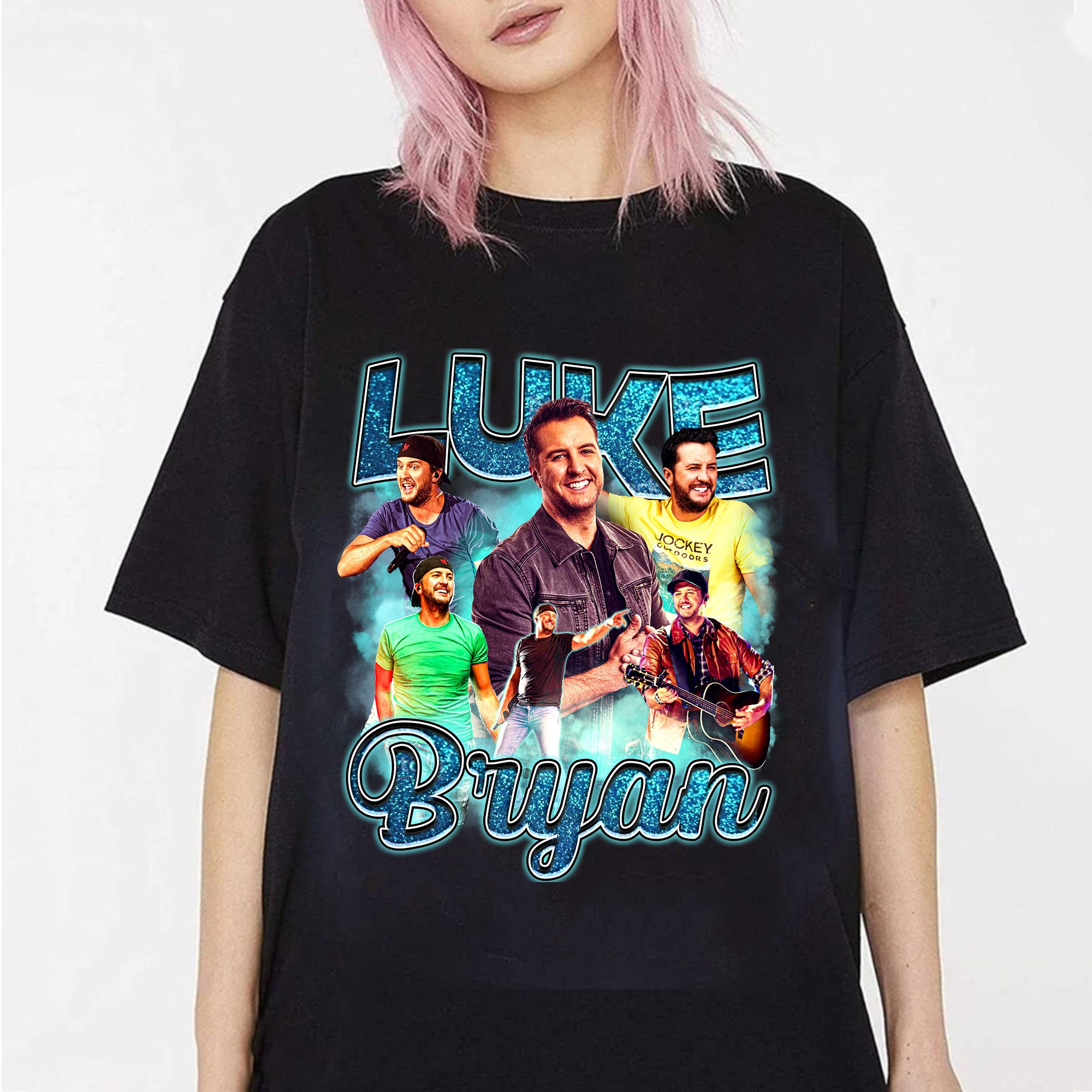 Retro Luke Bryan Png, Luke Bryan Fan Png, Vintage 90s Luke Bryan Png ...