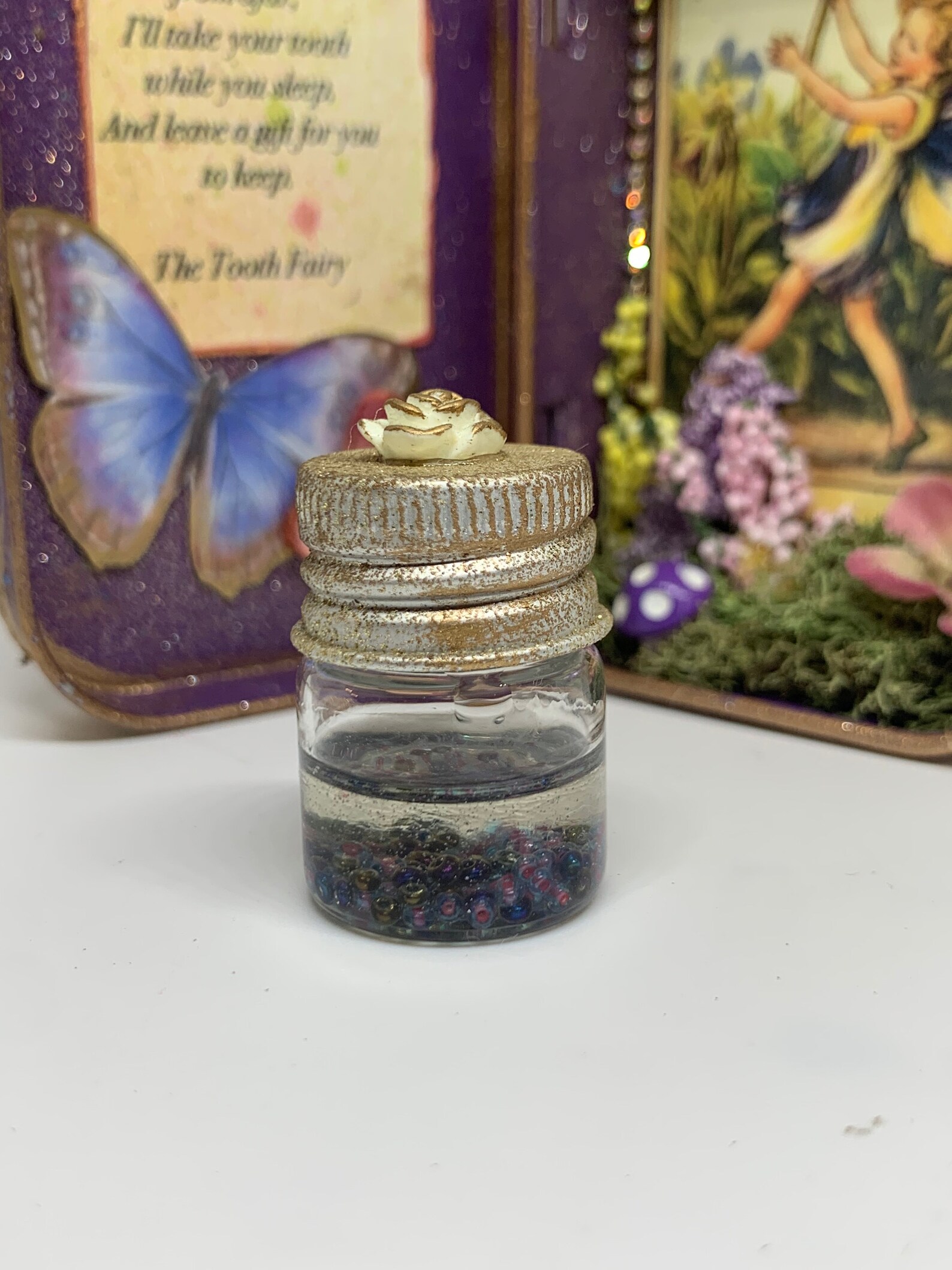 Vintage Flower Fairy Tooth Fairy Altered Tin - Etsy