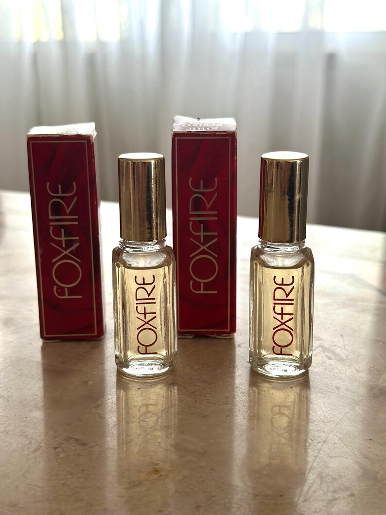 RARE 1980 Vintage Avon Foxfire Perfume in Glass Bottle - Etsy