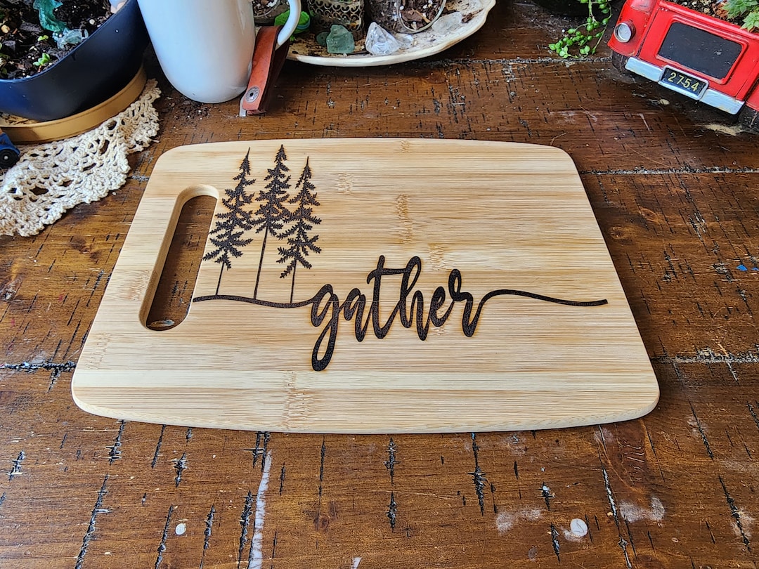 Laser Engraved Cutting Board - Cutting Board - Charcuterie - Party ...