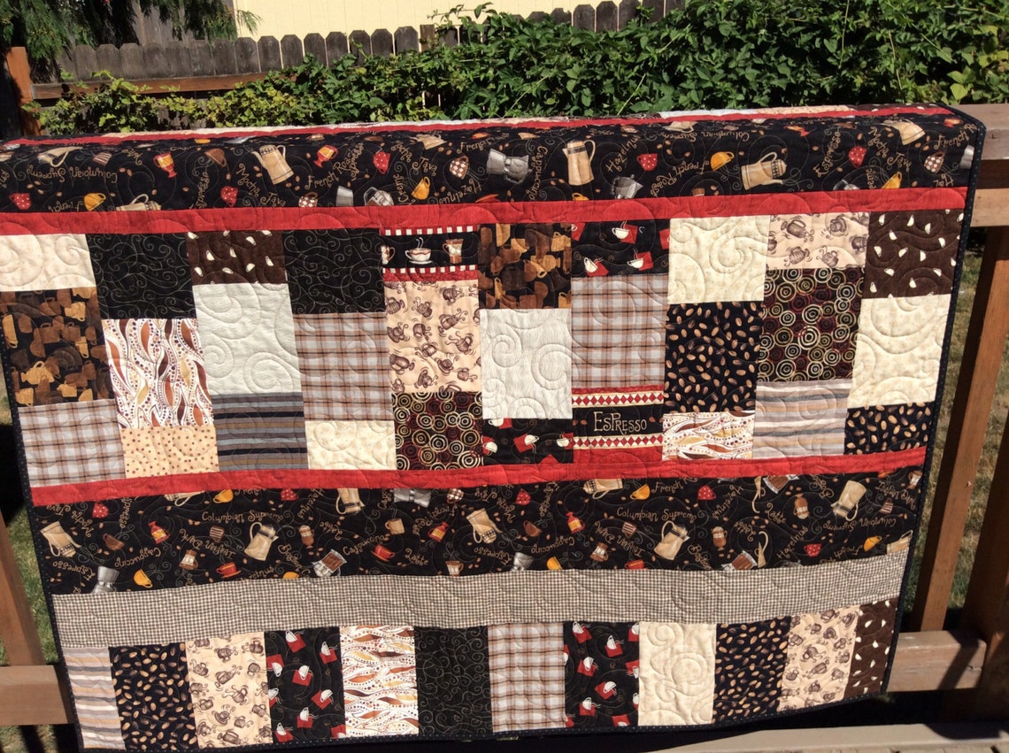 Coffee Quilt #2 - Etsy