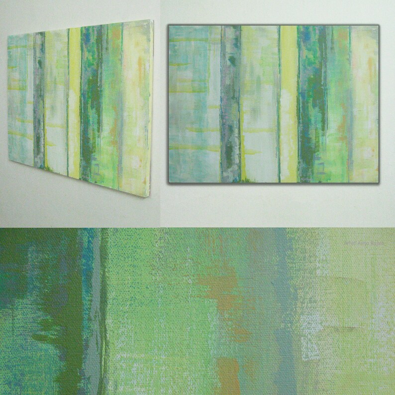 Custom Order Art Canvas Painting Wall Art Modern Abstract Art 32 X ...